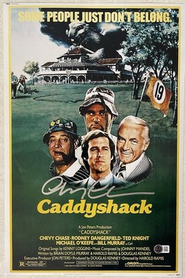 Chevy Chase Signed 12x18 Photo Autographed BAS ITP Caddyshack Witnessed ...