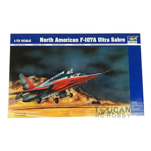 Trumpeter 01605 1/72 North American F-107A Ultra Sabre Static Model ...