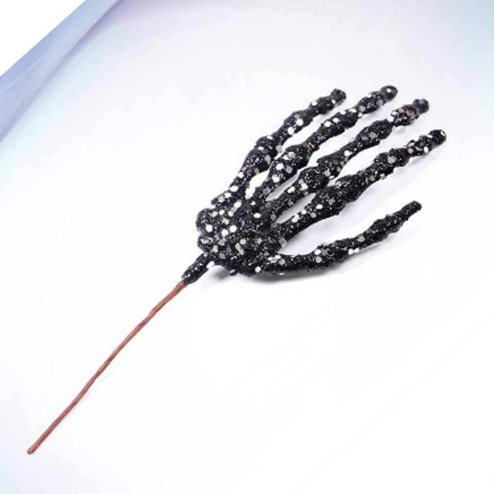 Halloween Sequin Ghost Hand Scary Creepy Halloween Yard Bar Decorations ...