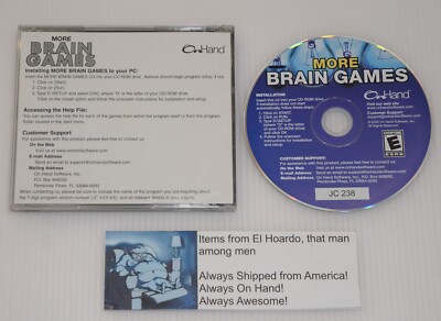 More Brain Games (PC) Challenging Collection of Stimulating Thinking ...