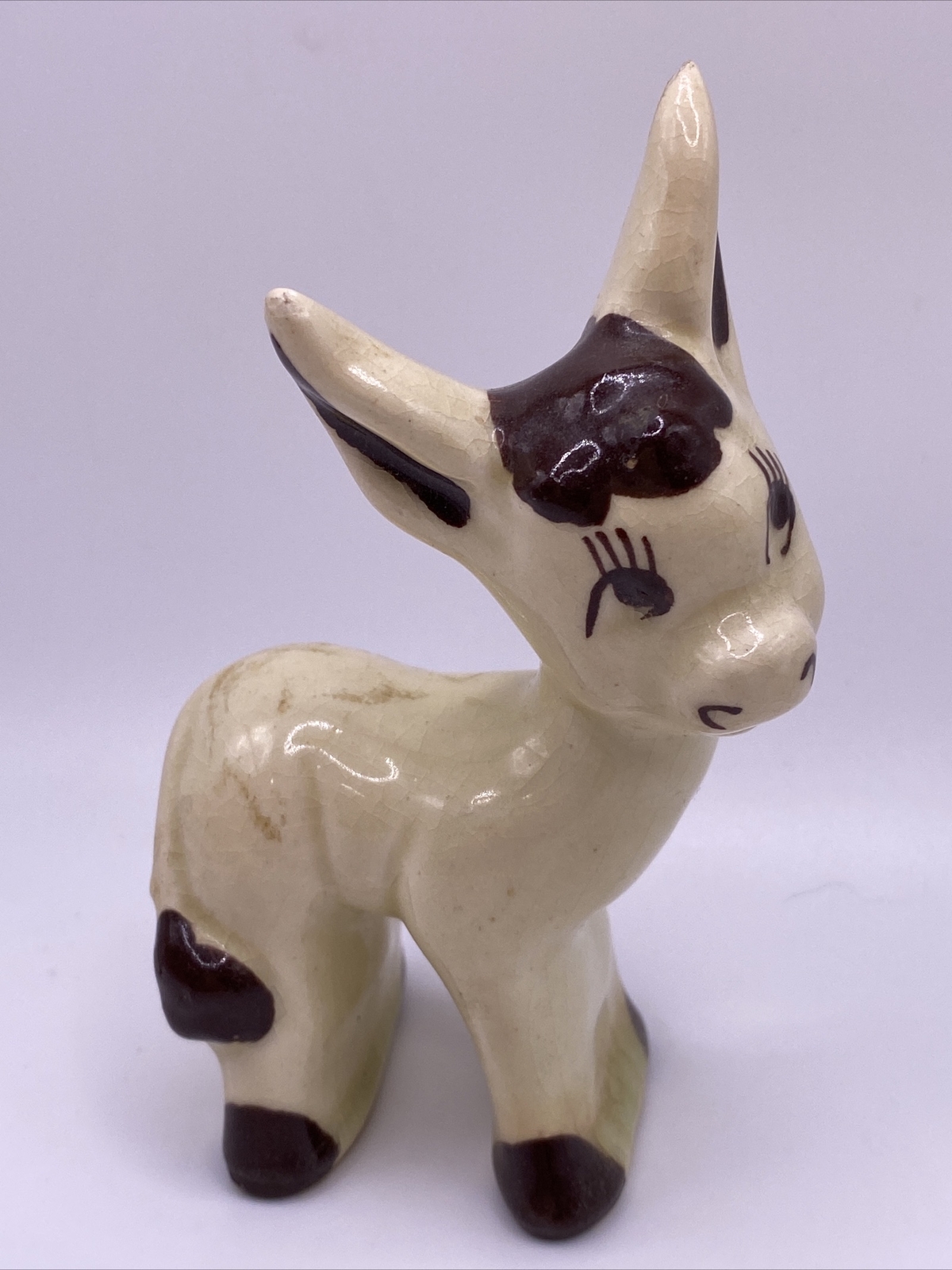 Rio Hondo Walker Pottery Donkey Mule Figurine 1940's Anthropomorphic ...