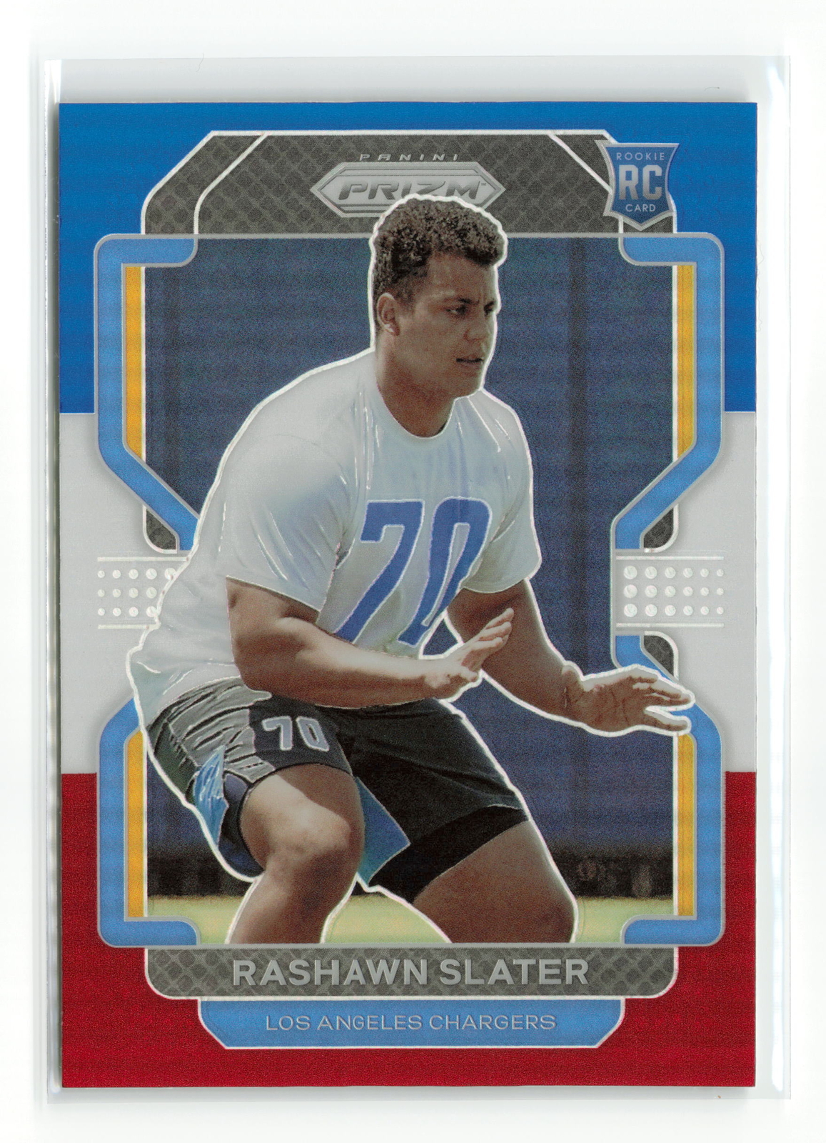 2021 Panini Prizm - Rookie Rashawn Slater #431 Red White & Blue Prizm ...