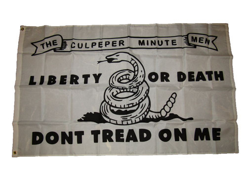 3x5 Gadsden Culpeper Culpepper Liberty 210D Nylon Flag 3'x5' 2 Clips | eBay