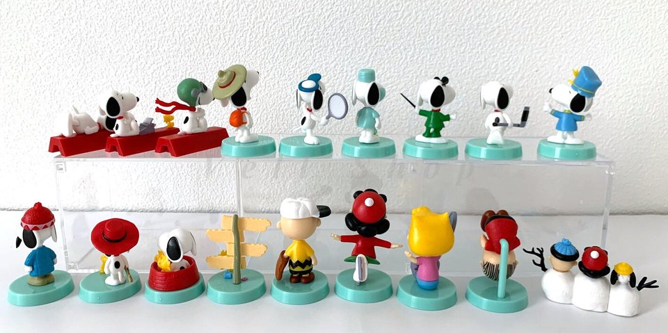 Peanut Snoopy SALLY LUCY WOODSTOCK CHARLIE Mini Figure Complete Set ...