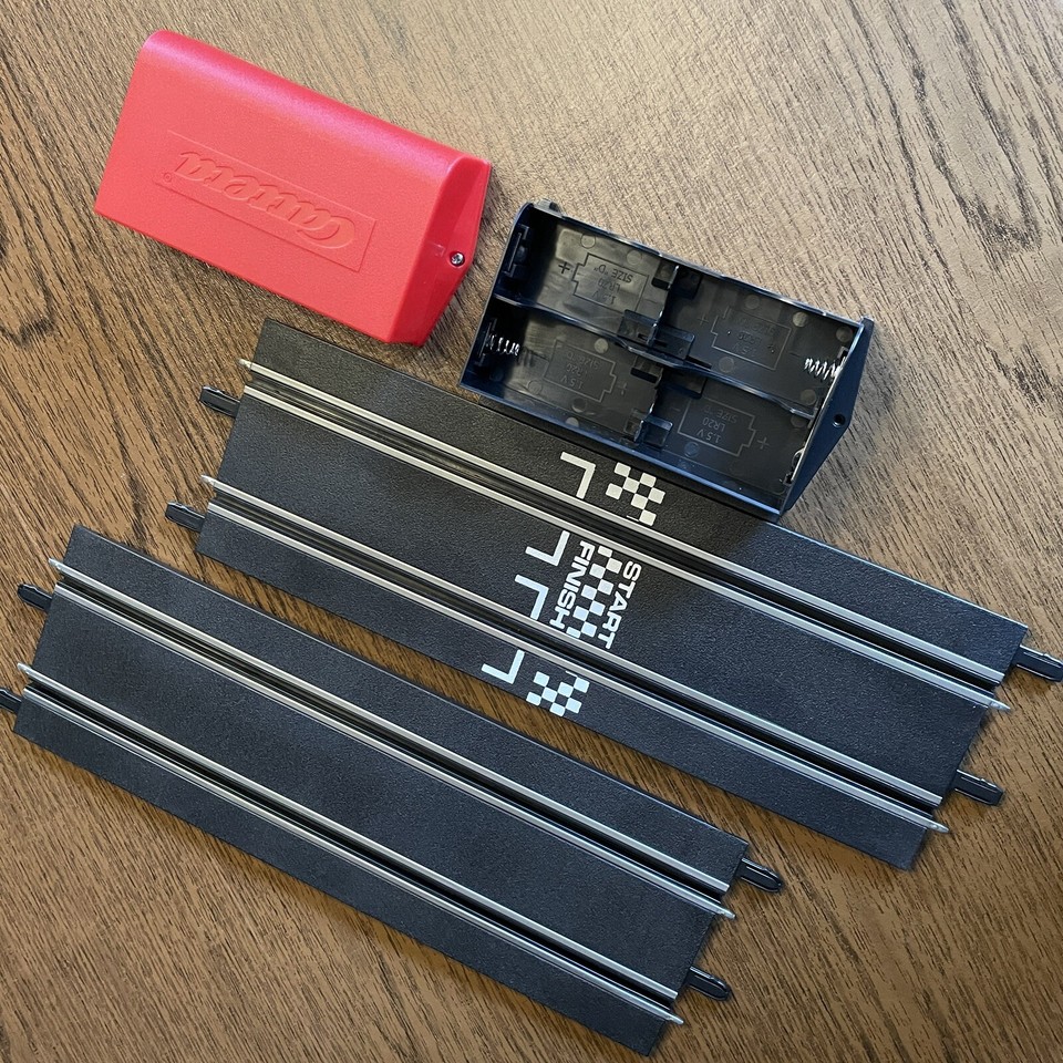 Carrera GO! Slot Car Power Supply Start Finish Track, Plus 2nd Straight ...