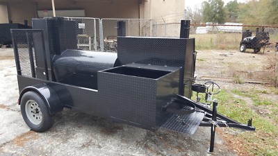 HogZilla Sink Mount BBQ Grill Smoker Grill Trailer Food Truck Catering ...