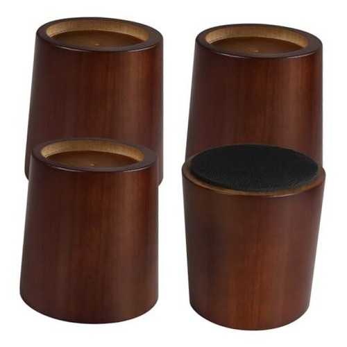 Furniture Raisers Bed Risers - 4 Inch Wooden Circle Heavy Duty ...