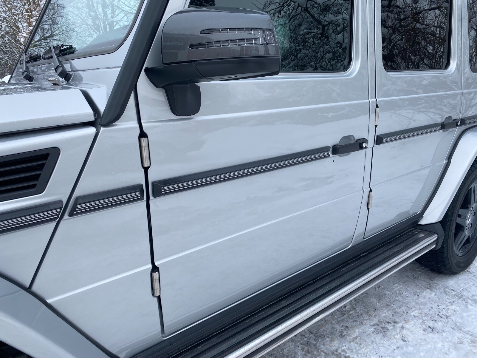 STAINLESS STEEL Mercedes W463 G class Doors, Hood + Trunk Door Hinge ...
