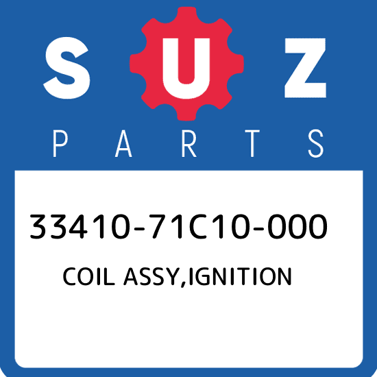 33410-71c10-000 Suzuki Coil ASSY Ignition 3341071C10000 Genuine OEM ...