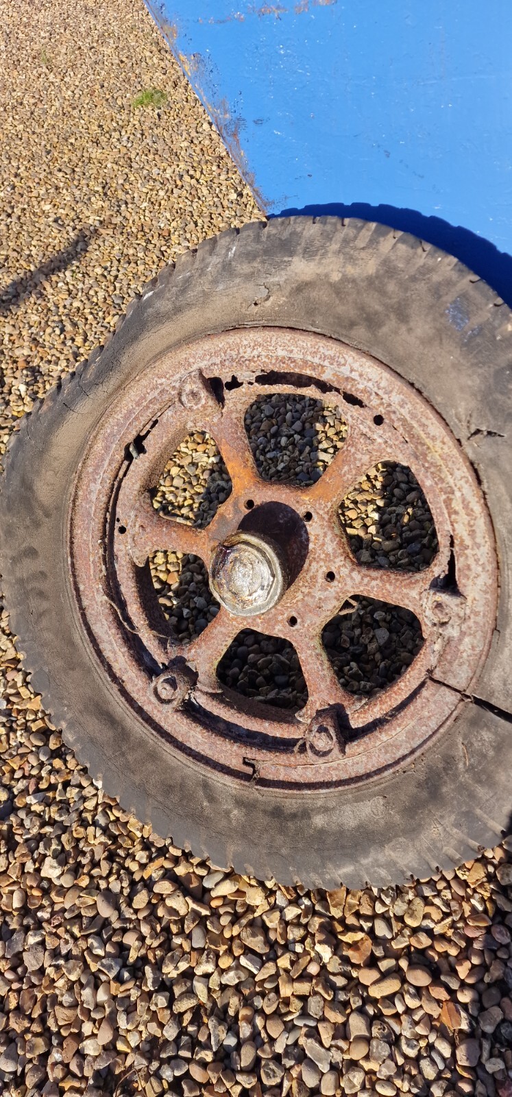 DAVID BROWN VINTAGE SPLIT RIM WHEELS 20" + STUB AXLES KINGPINS 1920 ...