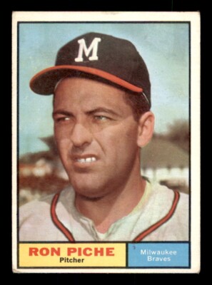 1961 Topps Baseball #61 Ron Piche GD *e2 | eBay