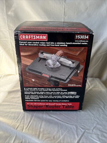 CRAFTSMAN #953034 ROTARY POWER TOOL SHAPER ROUTER TABLE | eBay