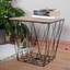 Vintage Wall Storage Unit Retro Wood Industrial Style Metal Wire Shelf ...