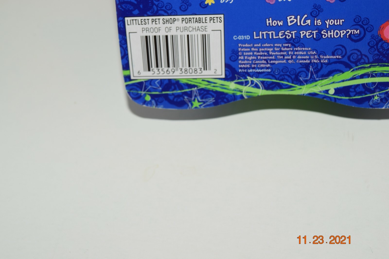 2007 Hasbro Littlest Pet Shop LPS Blue Yellow Angelfish Angel Fish #831 ...