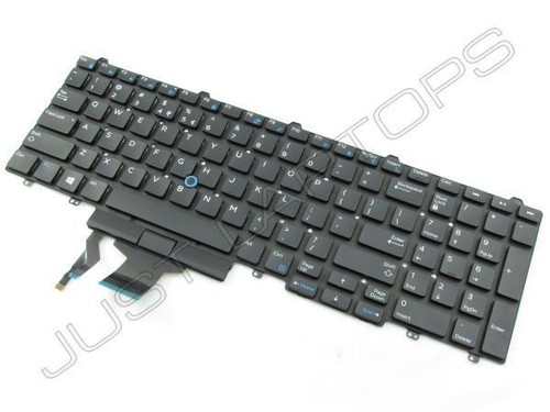New Genuine Dell Latitude E5550 E5570 US English QWERTY Dual Point ...