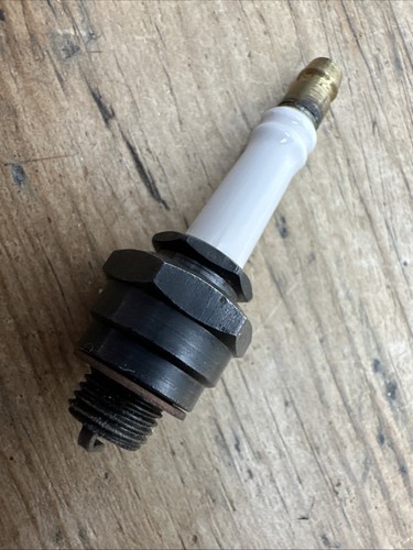 Vintage Unknown Aviation Spark Plug Man Cave Open Advertising NOS | eBay