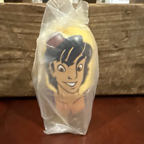 #1 Aladdin 3" Kellogg's Disney Wobblers Wobbler Weeble Bean Beanz 2005 ...