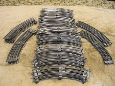 HUGE LOT of 63 PIECE 027 gauge Train Track 3-Rail | eBay