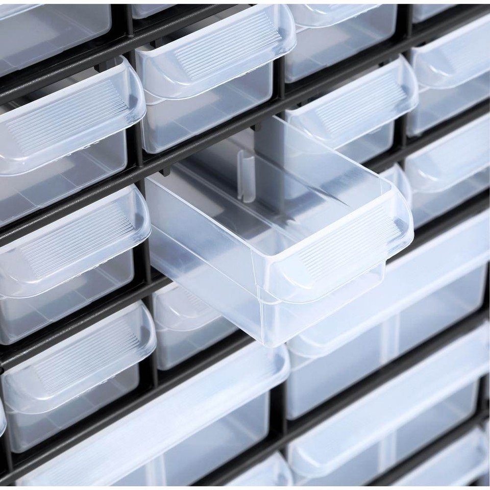 Small Parts Storage Cabinet Drawer Bin Organizer Box 44 Drawers Bins ...