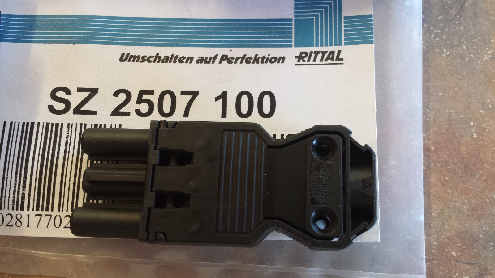 Rittal SZ-2507-100 (Pack of 5) SZ2507100 Wiring Socket New In Package ...