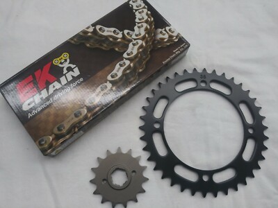 YAMAHA SR400 SR 400 NEW 19 / 56 SPROCKET & RK 428 MXZ1 CHAIN SET KIT 15 ...