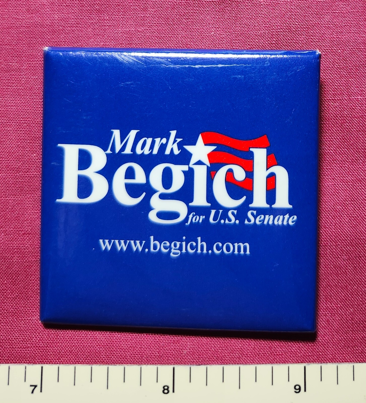 MARK BEGICH ANCHORAGE ALASKA MAYOR & SENATOR POLITICAL CAMPAIGN PINBACK ...
