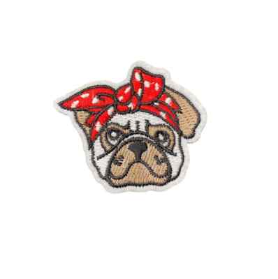 Frenchie French Bull Dog Bandana Patch, Iron On/Sew On | eBay