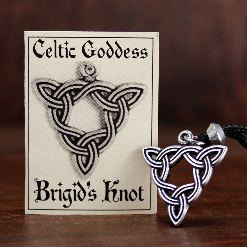 Brigid's Knot Necklace Goddess Celtic Knot Irish Pendant Jewelry ...