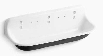Kohler K-3203-0 Brockway 60" Wall-Mount Utility Sink Trough Style 6 ...