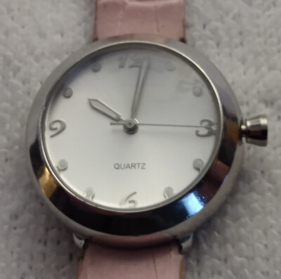 Classy & Fun Woman's Watch Leather Band NEW BATTERY | eBay