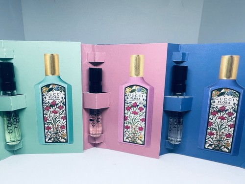 Gucci Flora Gorgeous Jasmine, Gardenia, Magnolia Sample Spray Vials 3Pc ...
