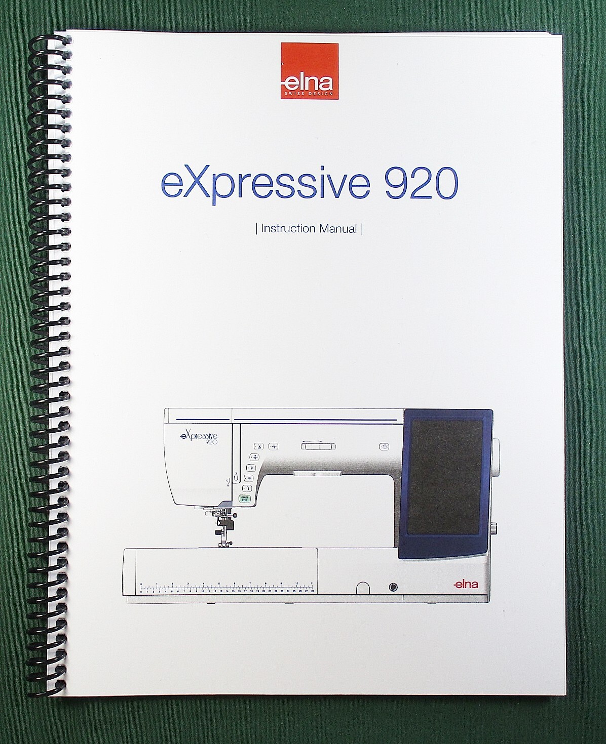 Elna Expressive 920 Instruction Manual: Full Color 176 Pages ...