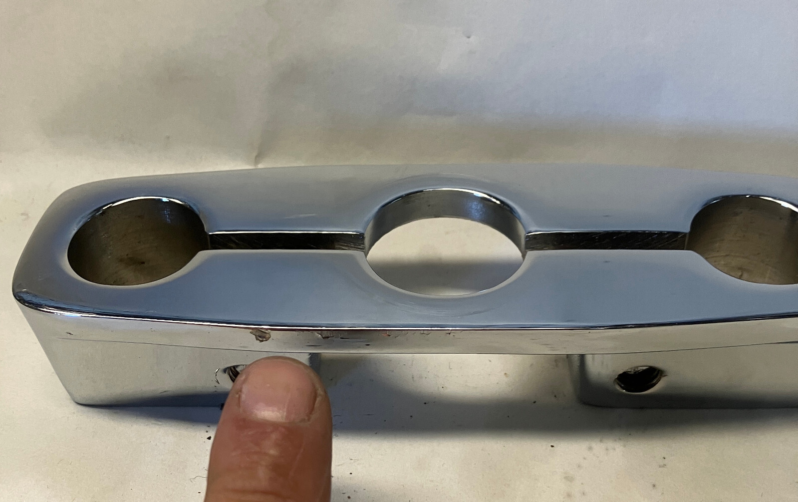 HARLEY CHROME SPRINGER TOP CLAMP INLINE SPRINGER VINTAGE COPPER BOBBER TRIUMPH | eBay