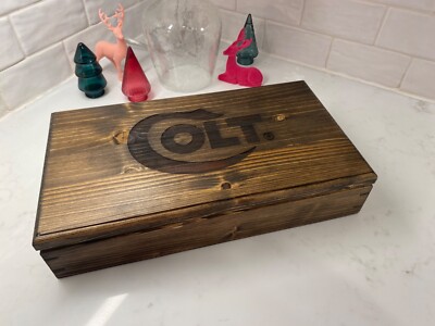 Colt Python 4” or 6” Barrel Presentation Case Laser Engraved Lid and ...