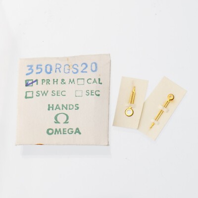 Genuine Omega Watch Hands Cal 350 Part #RGS20 New Old Stock Watchmakers ...