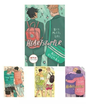 Heartstopper Series: Vol 1-4 Book Set By Alice Oseman (2020-2021 ...