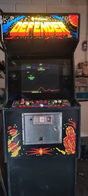 Williams Defender Original Arcade Machine Running JROK and LED Screen ...