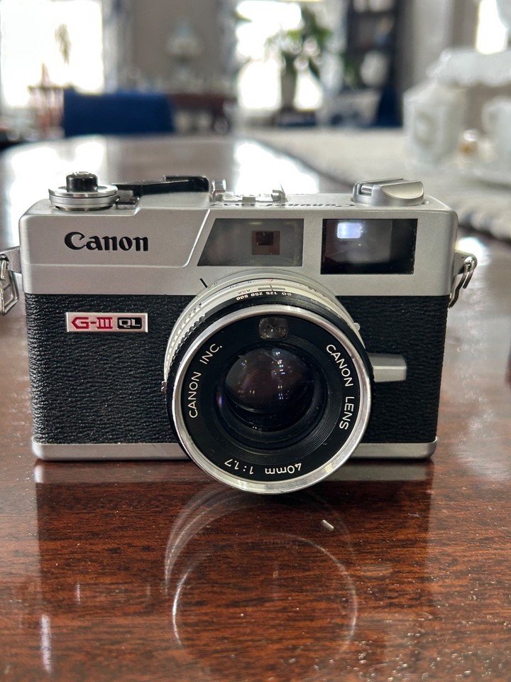 Vintage Canon Canonet QL17 G-III 35mm Film Rangefinder Camera w ...