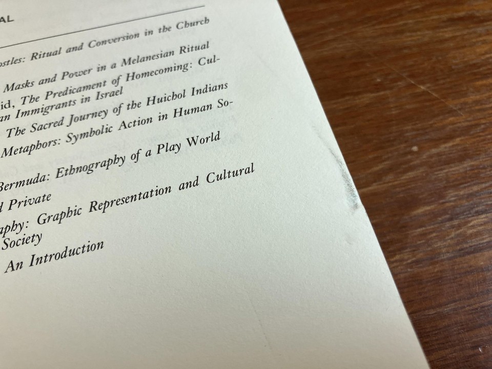 Victor Witter Turner / Revelation and Divination in Ndembu Ritual 1975 ...
