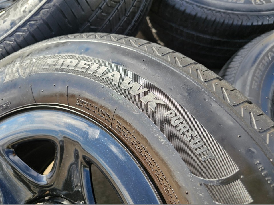 17" Chevy Tahoe PPV OEM Police Package 8111 wheels rims tires FIRESTONE ...