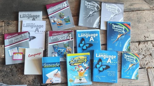 Abeka Grade 4 Language Parent, With Student language, penmanship and ...