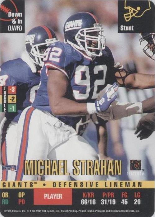 1995 Donruss Red Zone - Michael Strahan for sale online | eBay