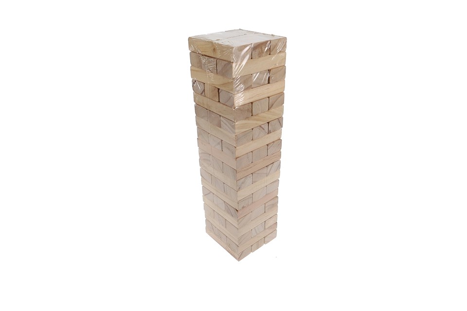 Jenga/Vintage Wooden Blocks Stacking Tower Game - No logos | eBay