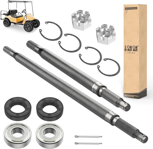 Golf Cart Rear Axle Shaft with Bearing Seal Kit for 1994-2013 EZGO TXT ...