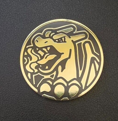 Charizard Official Pokemon TCG 2" Gold Jumbo Collector Flipping Coin | eBay