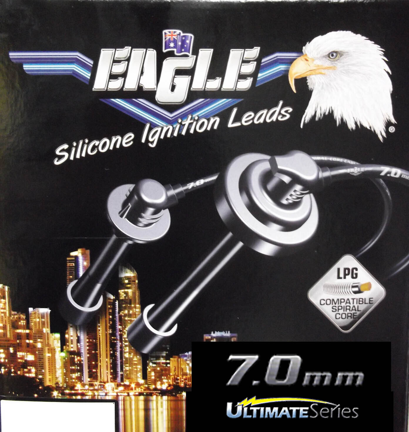 Eagle Black 7mm Ultimate Ignition Leads Set 74451-0 This Lead set has 4 ...