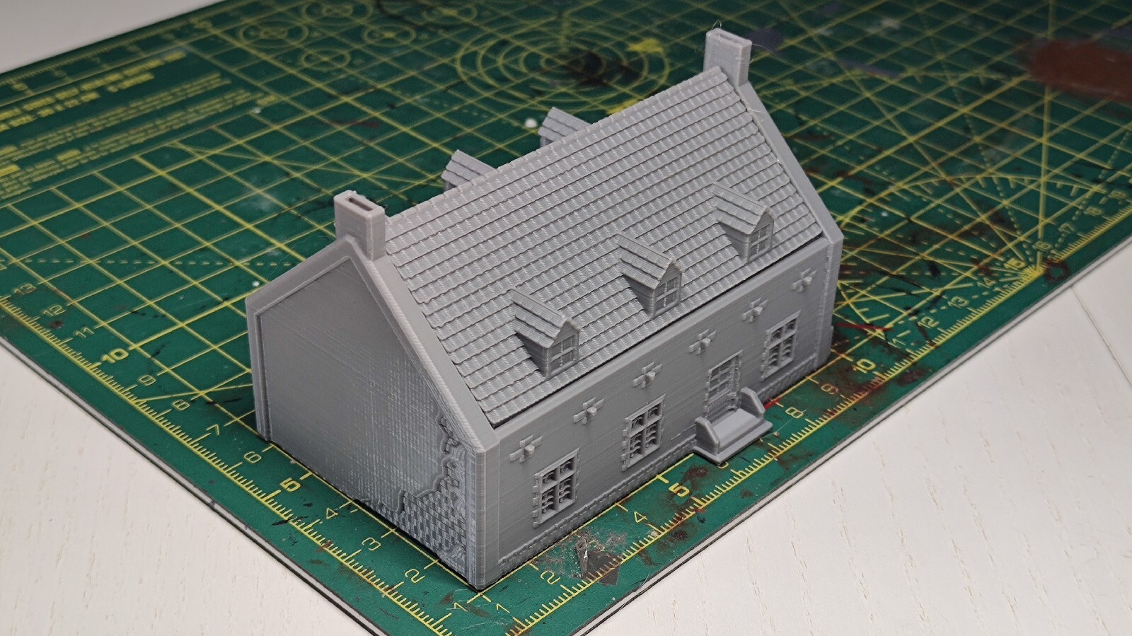 10mm Scale Table Top Wargaming Buildings - La Haye Sainte farm from ...