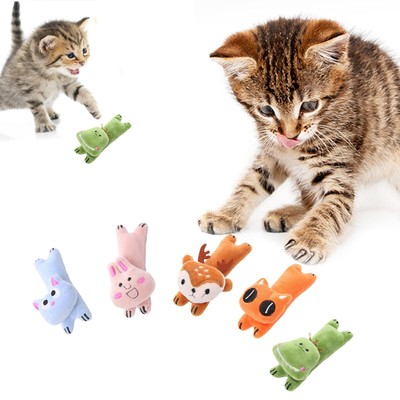 Catnip Pillow Pet Cat Toy Gift Chew Crazy Grinding Play Teeth Scratch ...