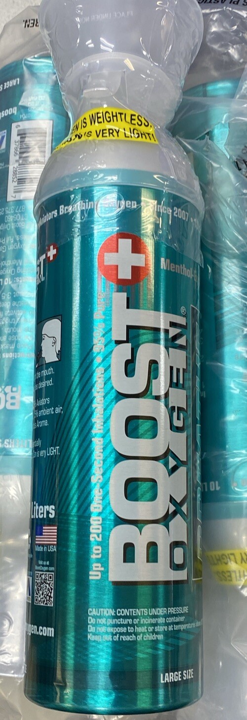 Boost Oxygen® Menthol-Eucalyptus, 10 L, Menthol Eucalyptus FREE ...