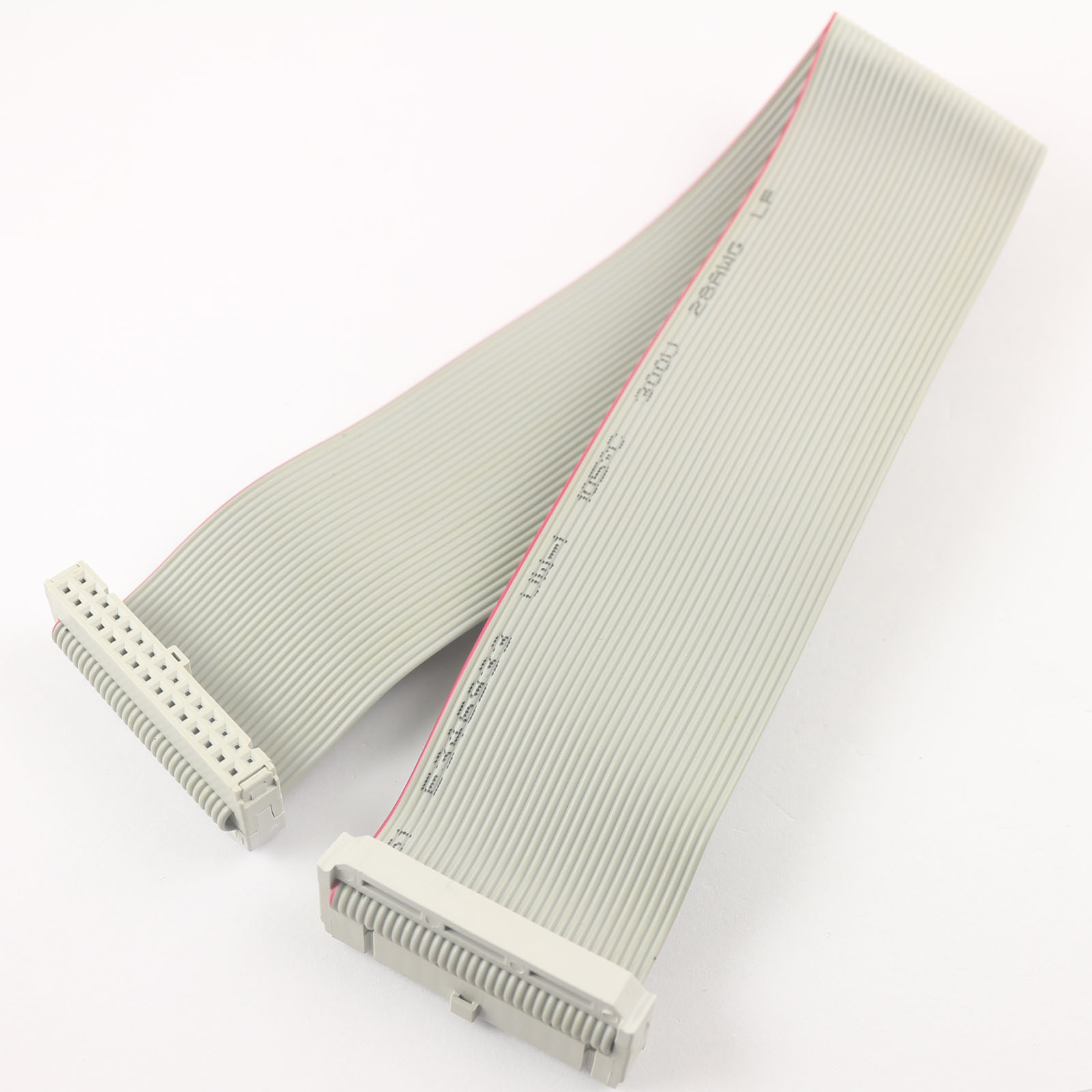 2Pcs 2.54mm Pitch 2x15 Pin 30 Pin 30 Wire IDC Flat Ribbon Cable Length ...